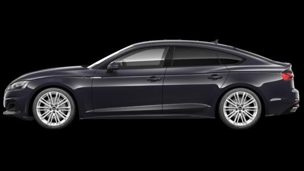 Black Audi A5 2022 in Marupe, with an engine capacity of 2.00 L and mileage of 102 thousand km for 31900 €, photo 2 on AUTOMOTO.COM.LV