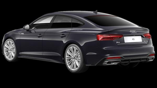 Black Audi A5 2022 in Marupe, with an engine capacity of 2.00 L and mileage of 102 thousand km for 31900 €, photo 3 on AUTOMOTO.COM.LV