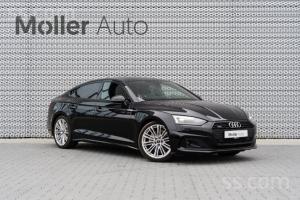 Black Audi A5 2022 in Riga, with an engine capacity of 2.00 L and mileage of 102 thousand km for 31800 €, photo 3 on AUTOMOTO.COM.LV