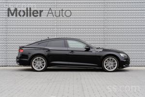 Black Audi A5 2022 in Riga, with an engine capacity of 2.00 L and mileage of 102 thousand km for 31800 €, photo 6 on AUTOMOTO.COM.LV