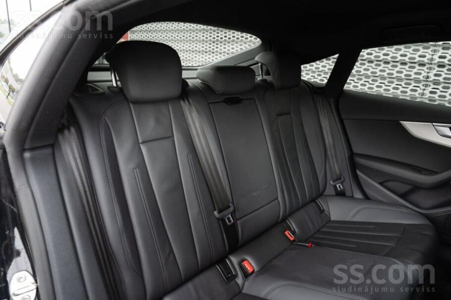 Black Audi A5 2022 in Riga, with an engine capacity of 2.00 L and mileage of 102 thousand km for 31800 €, photo 25 on AUTOMOTO.COM.LV