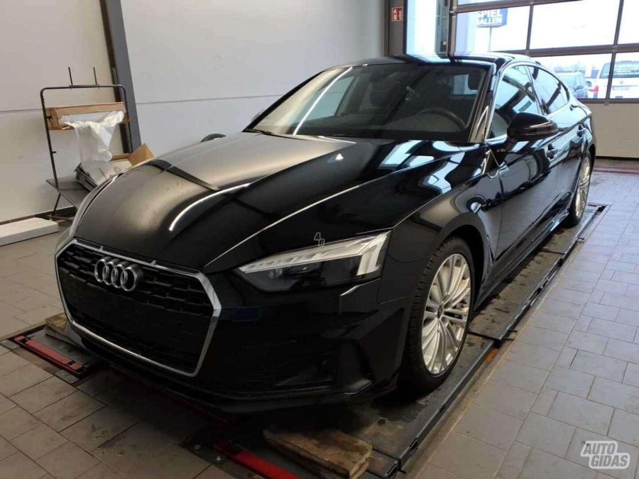 Black Audi A5 2023 in Kaunas, with an engine capacity of 2.00 L and mileage of 83 thousand km for 33051 €, photo 2 on AUTOMOTO.COM.LV