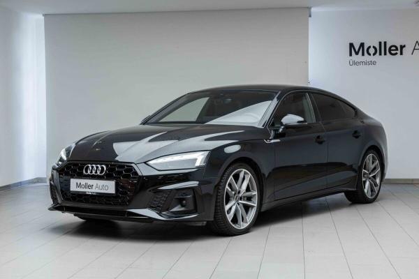 Melns Audi A5 2023 Peetri, ar dzinēja tilpumu 2.00 L un nobraukumu 0 tūkst. km par 38300 €, foto 1 vietnē AUTOMOTO.COM.LV