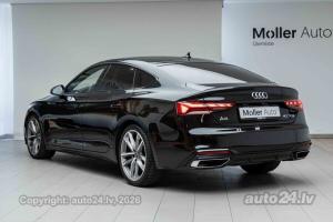 Black Audi A5 2023 in Tallinn, with an engine capacity of 2.00 L and mileage of 46 thousand km for 38300 €, photo 5 on AUTOMOTO.COM.LV