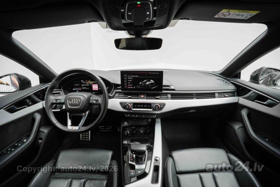 Black Audi A5 2023 in Tallinn, with an engine capacity of 2.00 L and mileage of 46 thousand km for 38300 €, photo 9 on AUTOMOTO.COM.LV