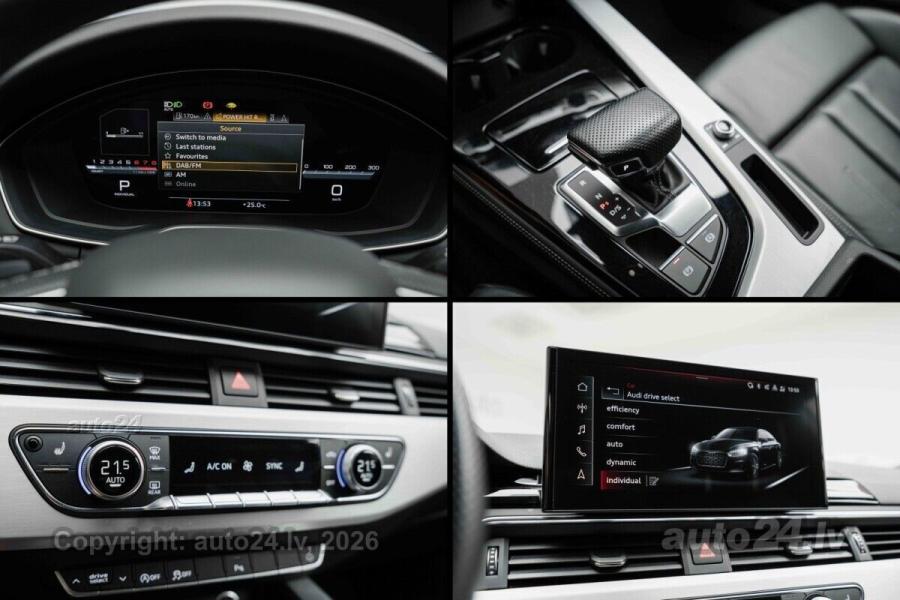 Black Audi A5 2023 in Tallinn, with an engine capacity of 2.00 L and mileage of 46 thousand km for 38300 €, photo 15 on AUTOMOTO.COM.LV