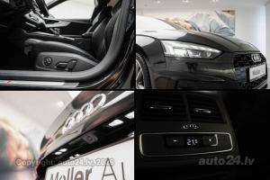 Black Audi A5 2023 in Tallinn, with an engine capacity of 2.00 L and mileage of 46 thousand km for 38300 €, photo 16 on AUTOMOTO.COM.LV