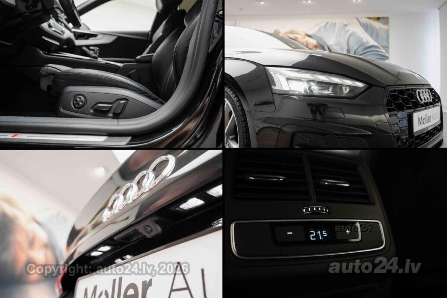 Black Audi A5 2023 in Tallinn, with an engine capacity of 2.00 L and mileage of 46 thousand km for 38300 €, photo 16 on AUTOMOTO.COM.LV