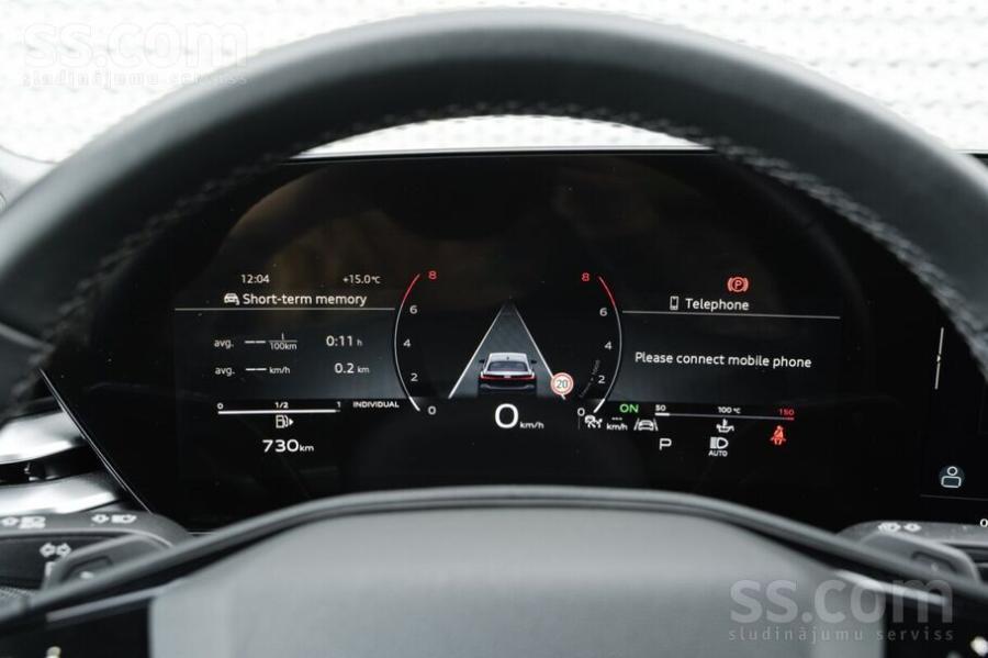 Melns Audi A5 2025 Rīga, ar dzinēja tilpumu 2.00 L un nobraukumu 23 tūkst. km par 34900 €, foto 15 vietnē AUTOMOTO.COM.LV