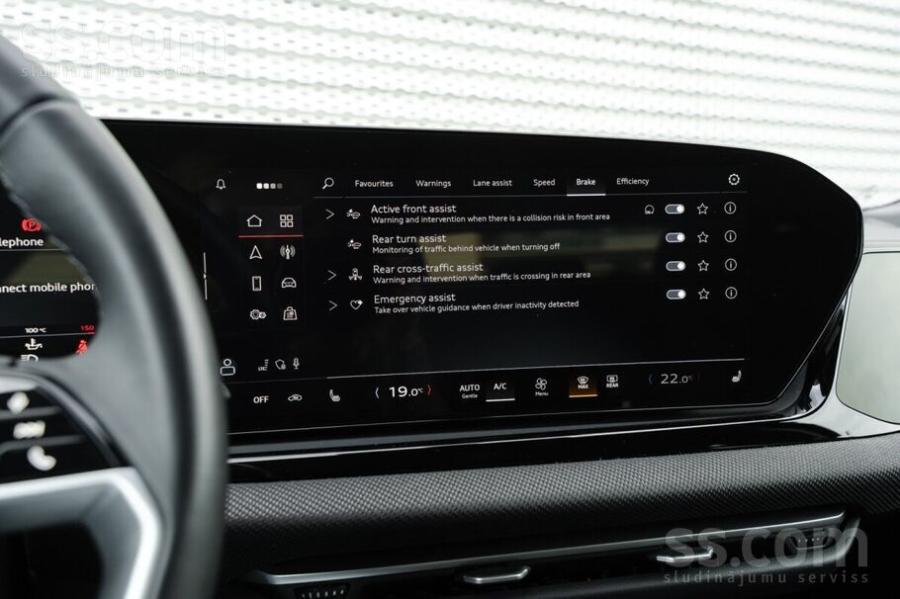 Melns Audi A5 2025 Rīga, ar dzinēja tilpumu 2.00 L un nobraukumu 23 tūkst. km par 34900 €, foto 23 vietnē AUTOMOTO.COM.LV