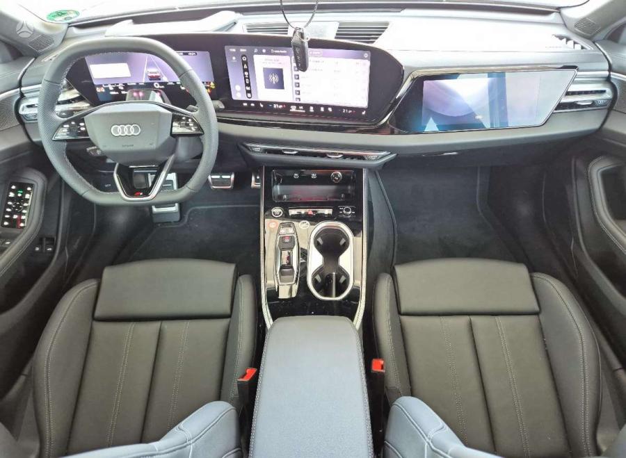 Black Audi A5 2026 in Klaipeda, with an engine capacity of 1.98 L and mileage of 1 thousand km for 22200 €, photo 6 on AUTOMOTO.COM.LV