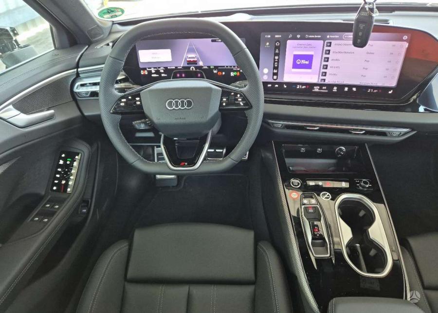 Black Audi A5 2026 in Klaipeda, with an engine capacity of 1.98 L and mileage of 1 thousand km for 22200 €, photo 10 on AUTOMOTO.COM.LV