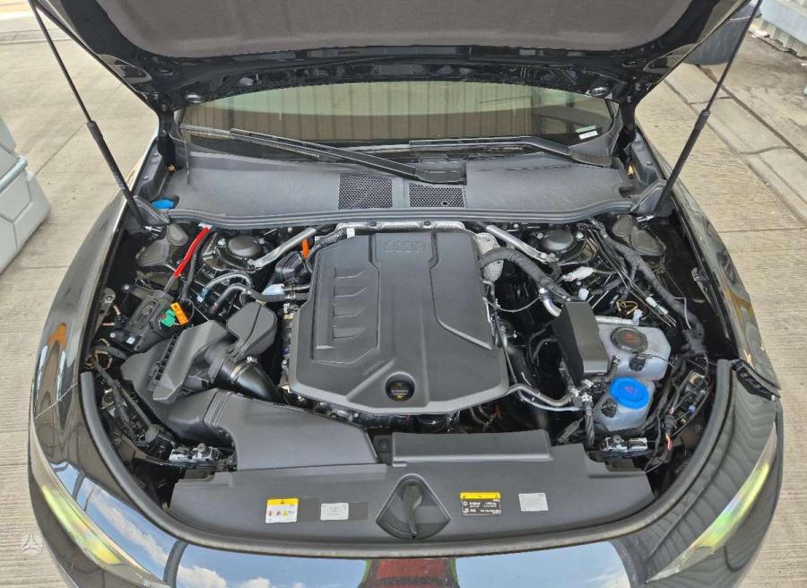 Black Audi A5 2026 in Klaipeda, with an engine capacity of 1.98 L and mileage of 1 thousand km for 22200 €, photo 11 on AUTOMOTO.COM.LV