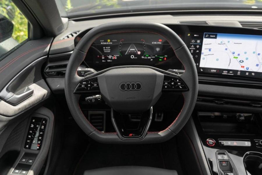 Black Audi A5 2025 in Vilnius, with an engine capacity of 2.00 L and mileage of 24 thousand km for 48700 €, photo 13 on AUTOMOTO.COM.LV