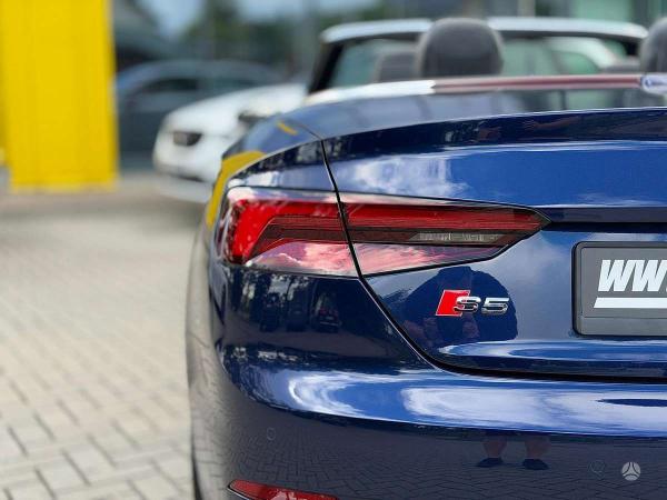 Blue Audi A5 2018 in Klaipeda, with an engine capacity of 3.00 L and mileage of 55 thousand km for 28500 €, photo 3 on AUTOMOTO.COM.LV