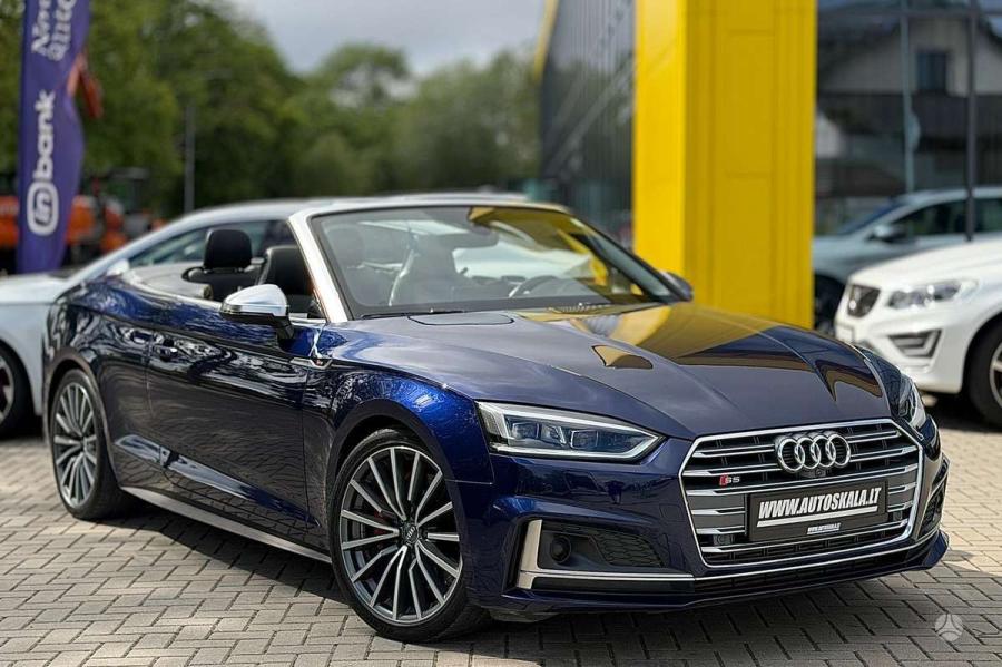 Zils Audi A5 2018 Klaipėda, ar dzinēja tilpumu 3.00 L un nobraukumu 55 tūkst. km par 28500 €, foto 1 vietnē AUTOMOTO.COM.LV