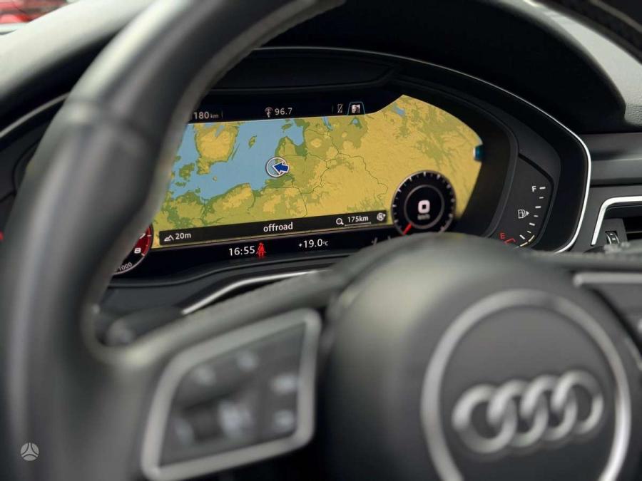 Zils Audi A5 2018 Klaipėda, ar dzinēja tilpumu 3.00 L un nobraukumu 55 tūkst. km par 28500 €, foto 7 vietnē AUTOMOTO.COM.LV