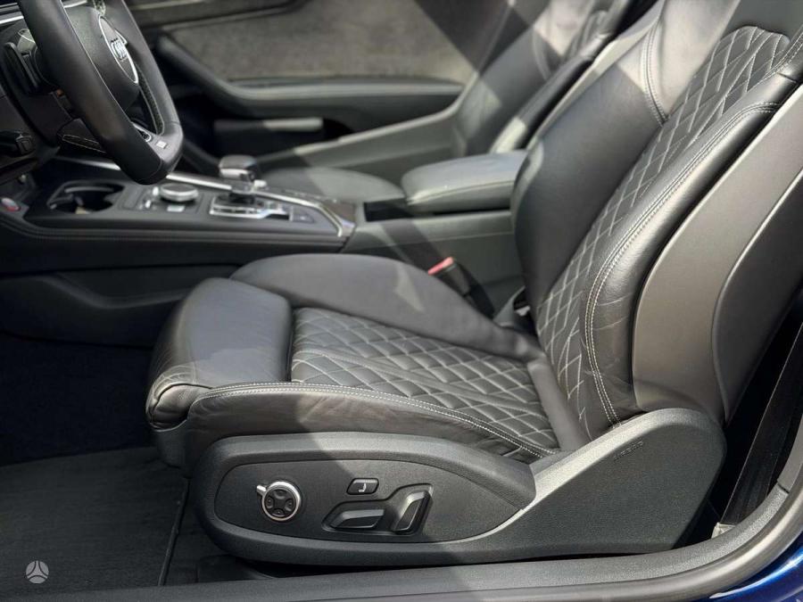 Zils Audi A5 2018 Klaipėda, ar dzinēja tilpumu 3.00 L un nobraukumu 55 tūkst. km par 28500 €, foto 11 vietnē AUTOMOTO.COM.LV