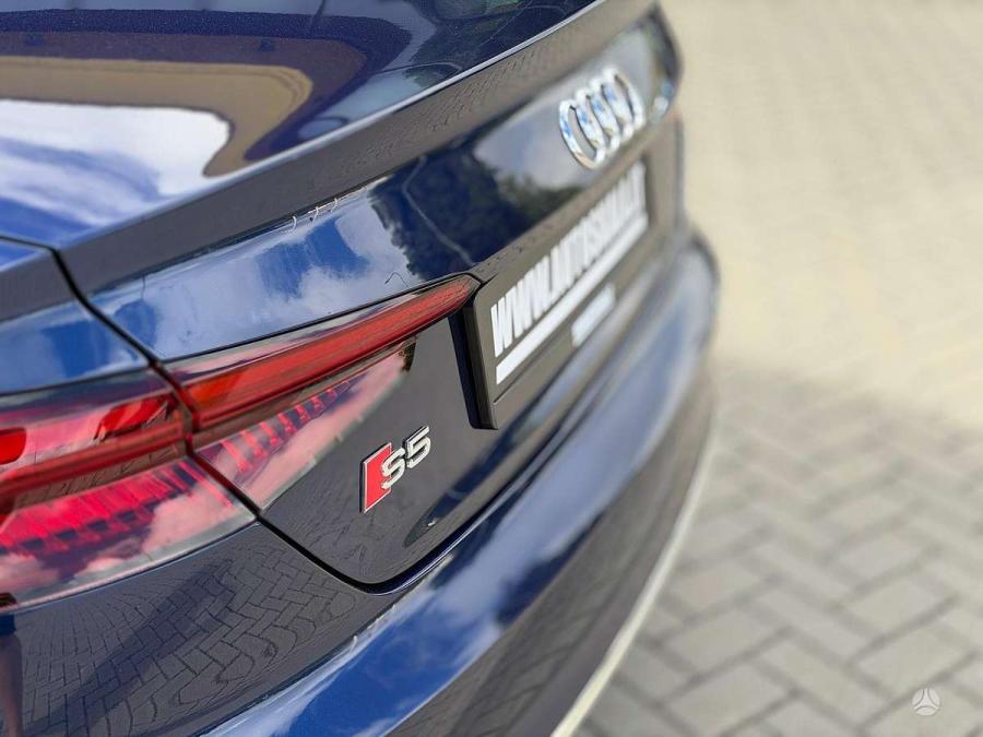 Zils Audi A5 2018 Klaipėda, ar dzinēja tilpumu 3.00 L un nobraukumu 55 tūkst. km par 28500 €, foto 13 vietnē AUTOMOTO.COM.LV