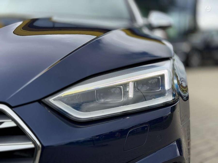 Zils Audi A5 2018 Klaipėda, ar dzinēja tilpumu 3.00 L un nobraukumu 55 tūkst. km par 28500 €, foto 48 vietnē AUTOMOTO.COM.LV