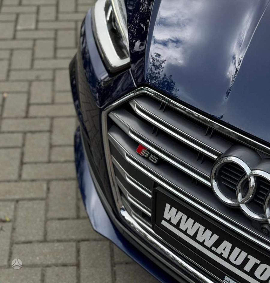 Zils Audi A5 2018 Klaipėda, ar dzinēja tilpumu 3.00 L un nobraukumu 55 tūkst. km par 28500 €, foto 53 vietnē AUTOMOTO.COM.LV