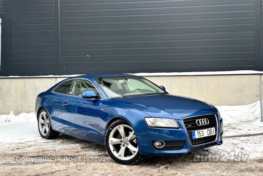 Blue Audi A5 2008 in Tartu, with an engine capacity of 3.00 L and mileage of 0 thousand km for 4900 €, photo 1 on AUTOMOTO.COM.LV