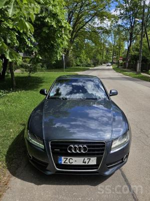 Синий Ауди А5 2008 в Рига, объемом двигателя 3.00 л и пробегом 292 тыс. км за 6450 €, фото  на AUTOMOTO.COM.LV
