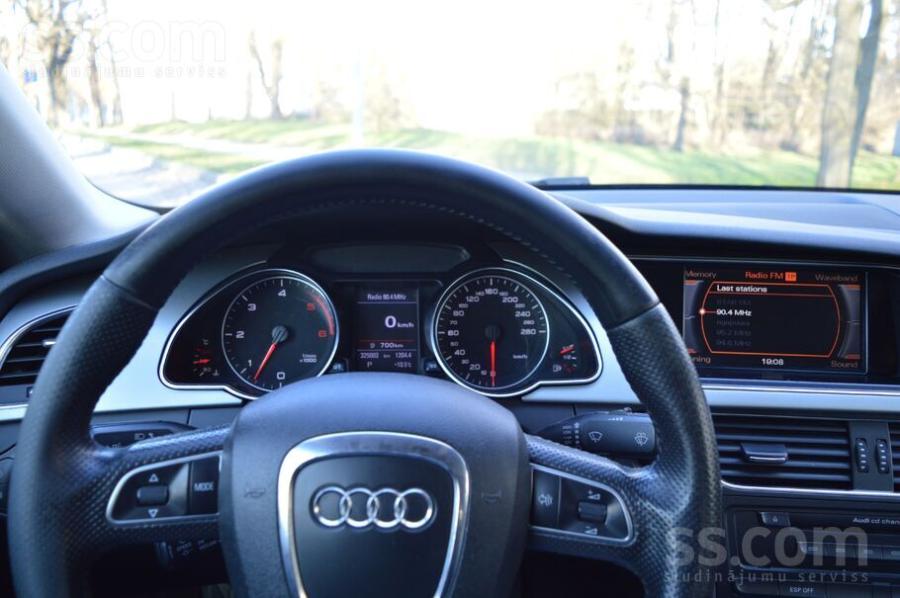 Zils Audi A5 2008 Liepāja, ar dzinēja tilpumu 2.70 L un nobraukumu 325 tūkst. km par 6250 €, foto 9 vietnē AUTOMOTO.COM.LV