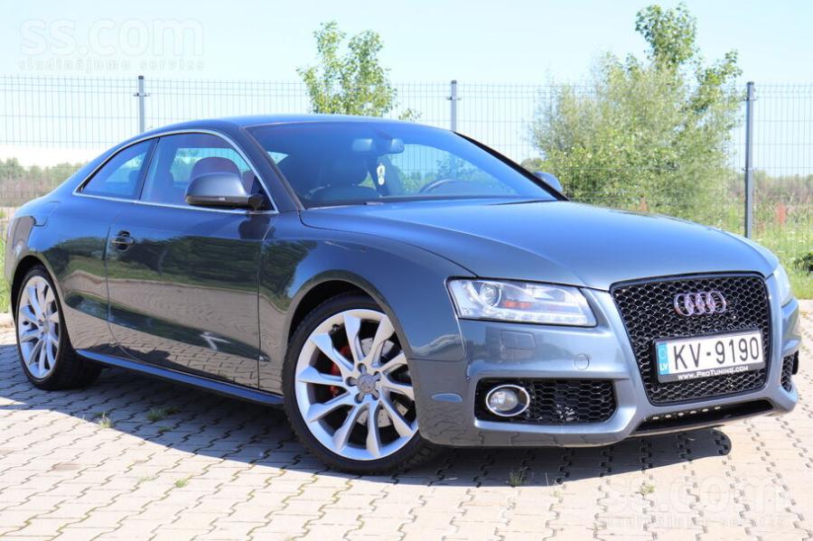 Blue Audi A5 2008 in Riga, with an engine capacity of 3.00 L and mileage of 268 thousand km for 6950 €, photo 3 on AUTOMOTO.COM.LV