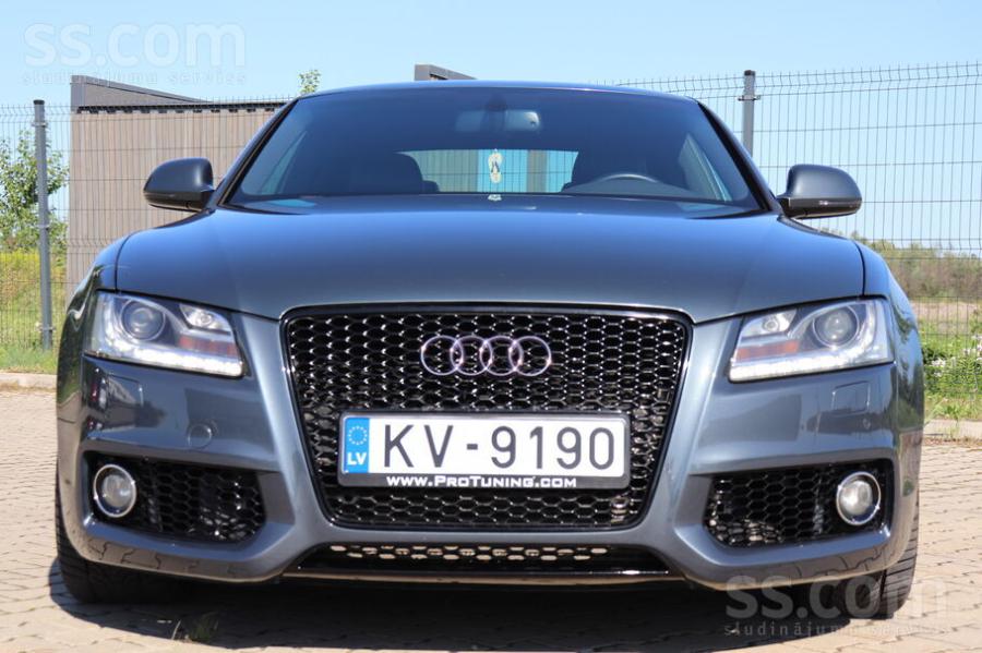 Blue Audi A5 2008 in Riga, with an engine capacity of 3.00 L and mileage of 268 thousand km for 6950 €, photo 4 on AUTOMOTO.COM.LV