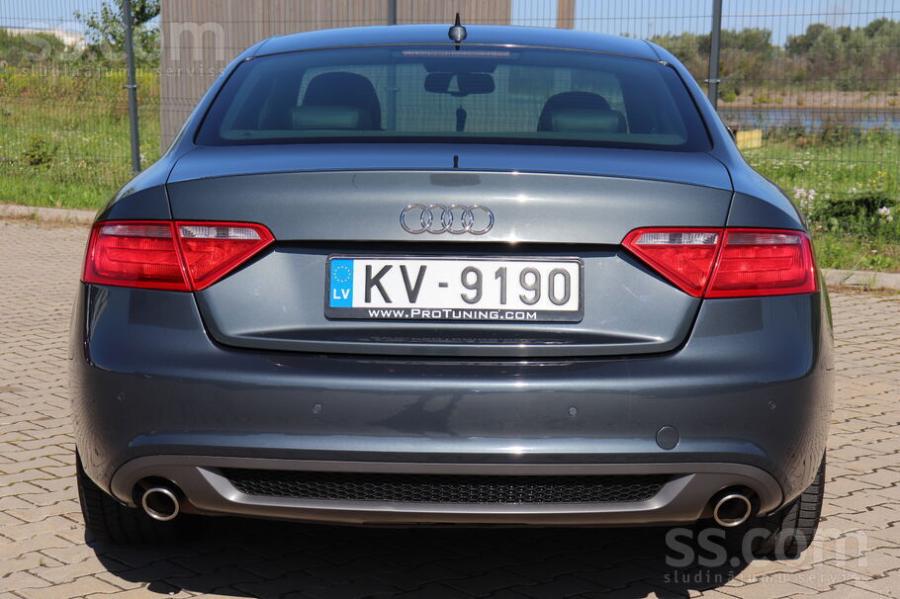 Blue Audi A5 2008 in Riga, with an engine capacity of 3.00 L and mileage of 268 thousand km for 6950 €, photo 10 on AUTOMOTO.COM.LV