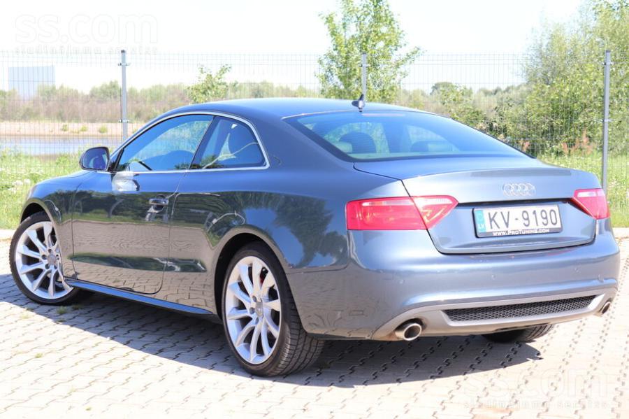 Blue Audi A5 2008 in Riga, with an engine capacity of 3.00 L and mileage of 268 thousand km for 6950 €, photo 11 on AUTOMOTO.COM.LV