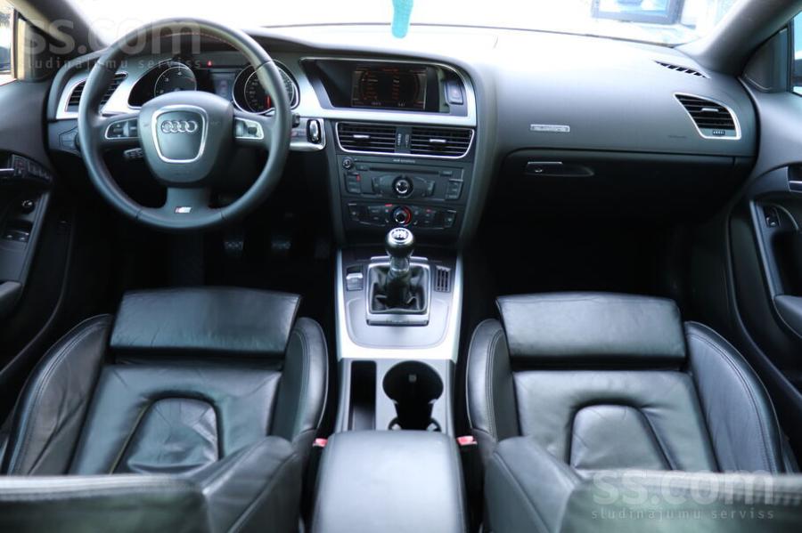 Blue Audi A5 2008 in Riga, with an engine capacity of 3.00 L and mileage of 268 thousand km for 6950 €, photo 23 on AUTOMOTO.COM.LV