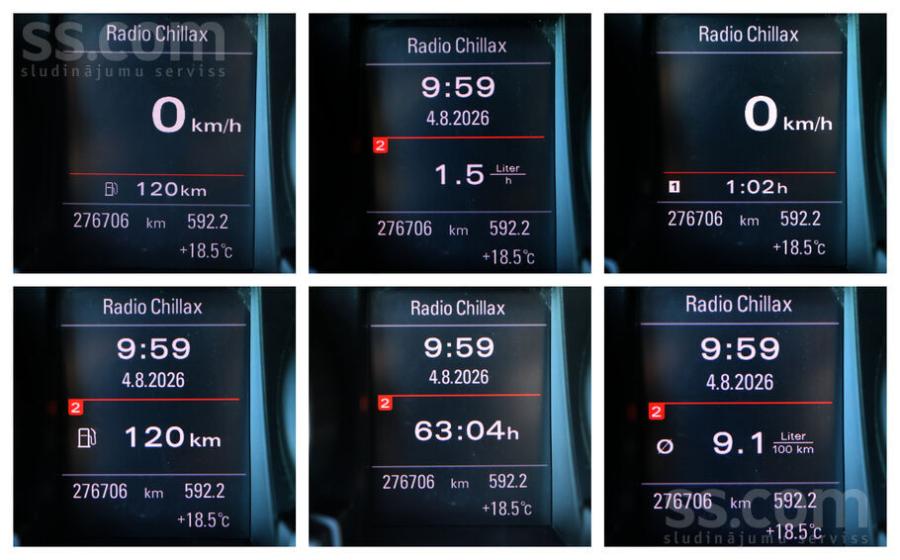 Blue Audi A5 2008 in Riga, with an engine capacity of 3.00 L and mileage of 268 thousand km for 6950 €, photo 35 on AUTOMOTO.COM.LV