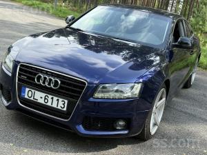 Blue Audi A5 2008 in Riga, with an engine capacity of 3.00 L and mileage of 0 thousand km for 6690 €, photo 3 on AUTOMOTO.COM.LV