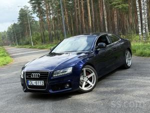 Blue Audi A5 2008 in Riga, with an engine capacity of 3.00 L and mileage of 0 thousand km for 6690 €, photo 5 on AUTOMOTO.COM.LV