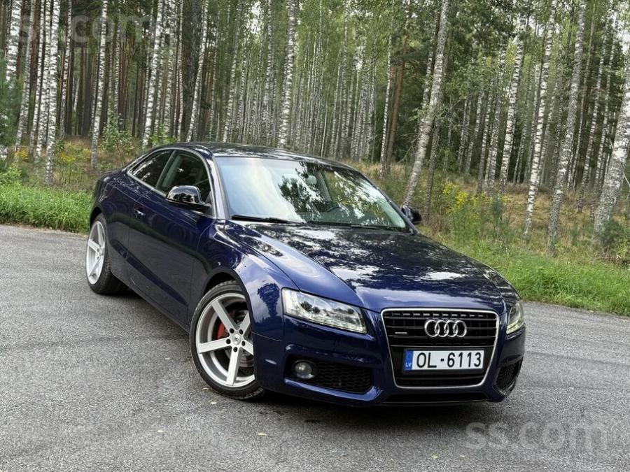 Blue Audi A5 2008 in Riga, with an engine capacity of 3.00 L and mileage of 0 thousand km for 6690 €, photo 7 on AUTOMOTO.COM.LV