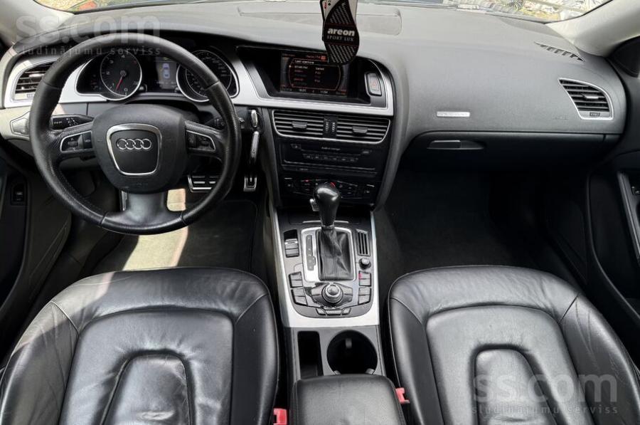 Blue Audi A5 2008 in Riga, with an engine capacity of 3.00 L and mileage of 0 thousand km for 6690 €, photo 10 on AUTOMOTO.COM.LV