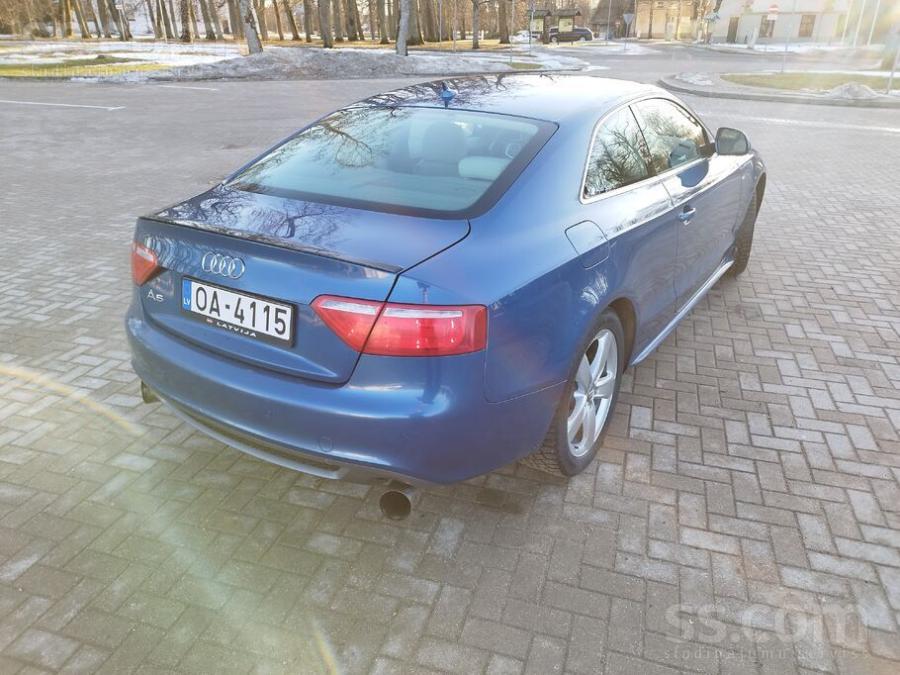 Синий Ауди А5 2008 в Рига, объемом двигателя 3.20 л и пробегом 223 тыс. км за 6200 €, фото 5 на AUTOMOTO.COM.LV