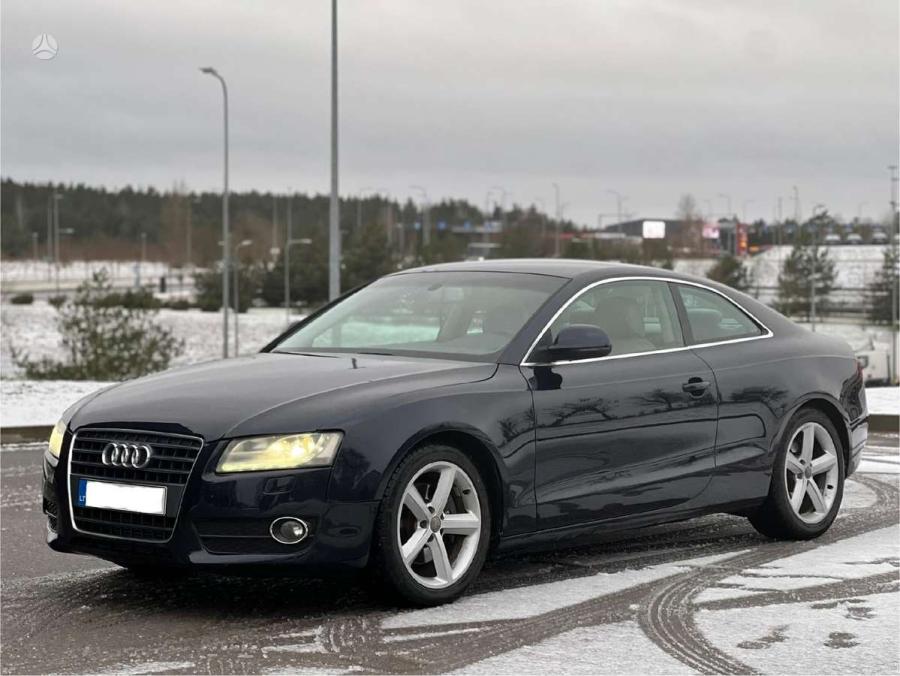 Blue Audi A5 2009 in Vilnius, with an engine capacity of 2.70 L and mileage of 200 thousand km for 4250 €, photo 1 on AUTOMOTO.COM.LV
