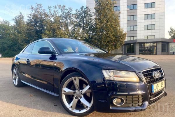 Синий Ауди А5 2009 в Рига, объемом двигателя 3.00 л и пробегом 364 тыс. км за 8200 €, фото 3 на AUTOMOTO.COM.LV