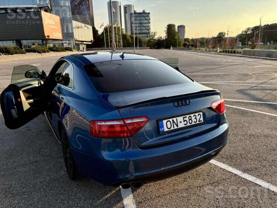 Blue Audi A5 2009 in Riga, with an engine capacity of 2.00 L and mileage of 211 thousand km for 8250 €, photo 6 on AUTOMOTO.COM.LV