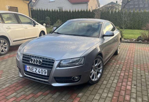 Blue Audi A5 2010 in Raseiniai, with an engine capacity of 1.97 L and mileage of 222 thousand km for 6850 €, photo 1 on AUTOMOTO.COM.LV