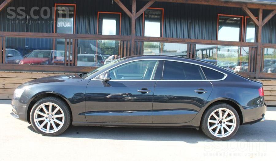 Blue Audi A5 2013 in Riga, with an engine capacity of 3.00 L and mileage of 0 thousand km for 9650 €, photo 4 on AUTOMOTO.COM.LV