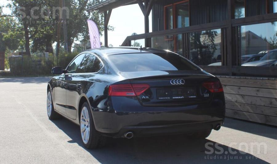 Blue Audi A5 2013 in Riga, with an engine capacity of 3.00 L and mileage of 0 thousand km for 9650 €, photo 5 on AUTOMOTO.COM.LV