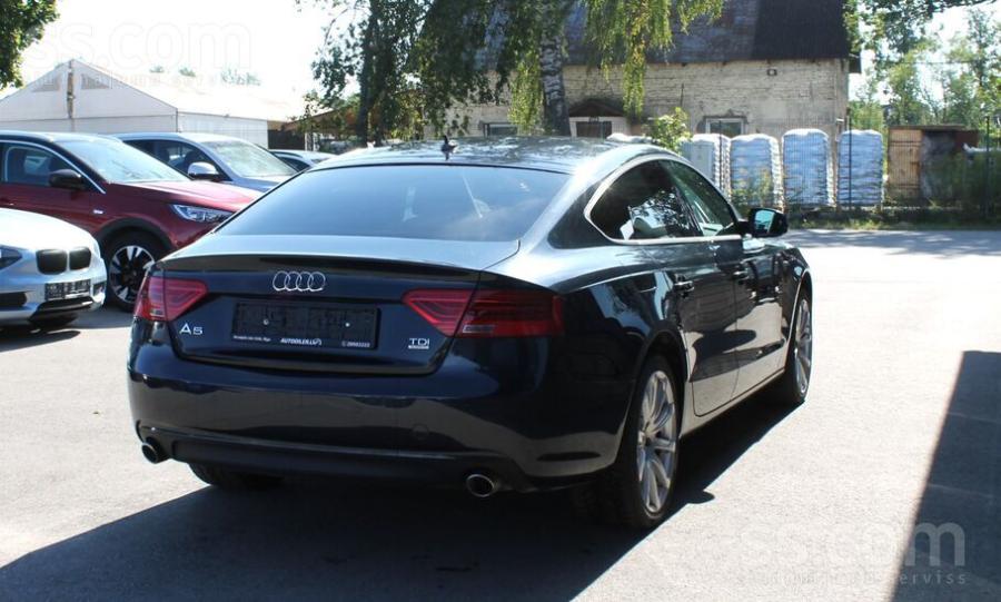 Blue Audi A5 2013 in Riga, with an engine capacity of 3.00 L and mileage of 0 thousand km for 9650 €, photo 6 on AUTOMOTO.COM.LV