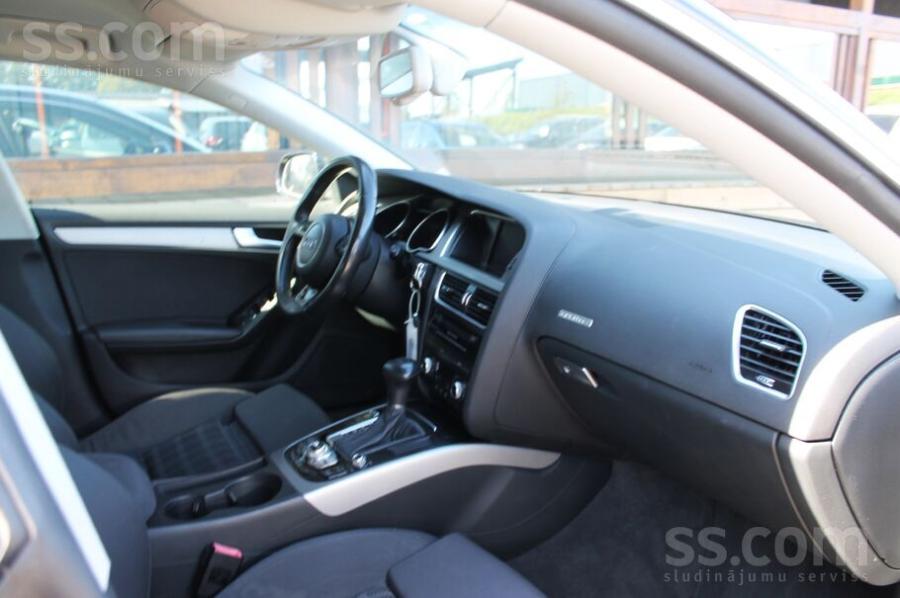 Blue Audi A5 2013 in Riga, with an engine capacity of 3.00 L and mileage of 0 thousand km for 9650 €, photo 15 on AUTOMOTO.COM.LV