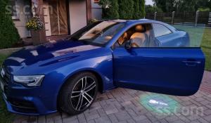 Blue Audi A5 2015 in Riga, with an engine capacity of 2.00 L and mileage of 232 thousand km for 18800 €, photo 1 on AUTOMOTO.COM.LV