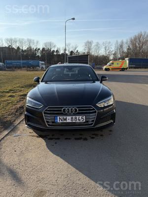 Blue Audi A5 2018 in Riga, with an engine capacity of 3.00 L and mileage of 106 thousand km for 27900 €, photo 6 on AUTOMOTO.COM.LV