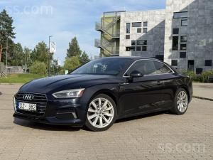 Blue Audi A5 2018 in Riga, with an engine capacity of 2.00 L and mileage of 143 thousand km for 19500 €, photo  on AUTOMOTO.COM.LV